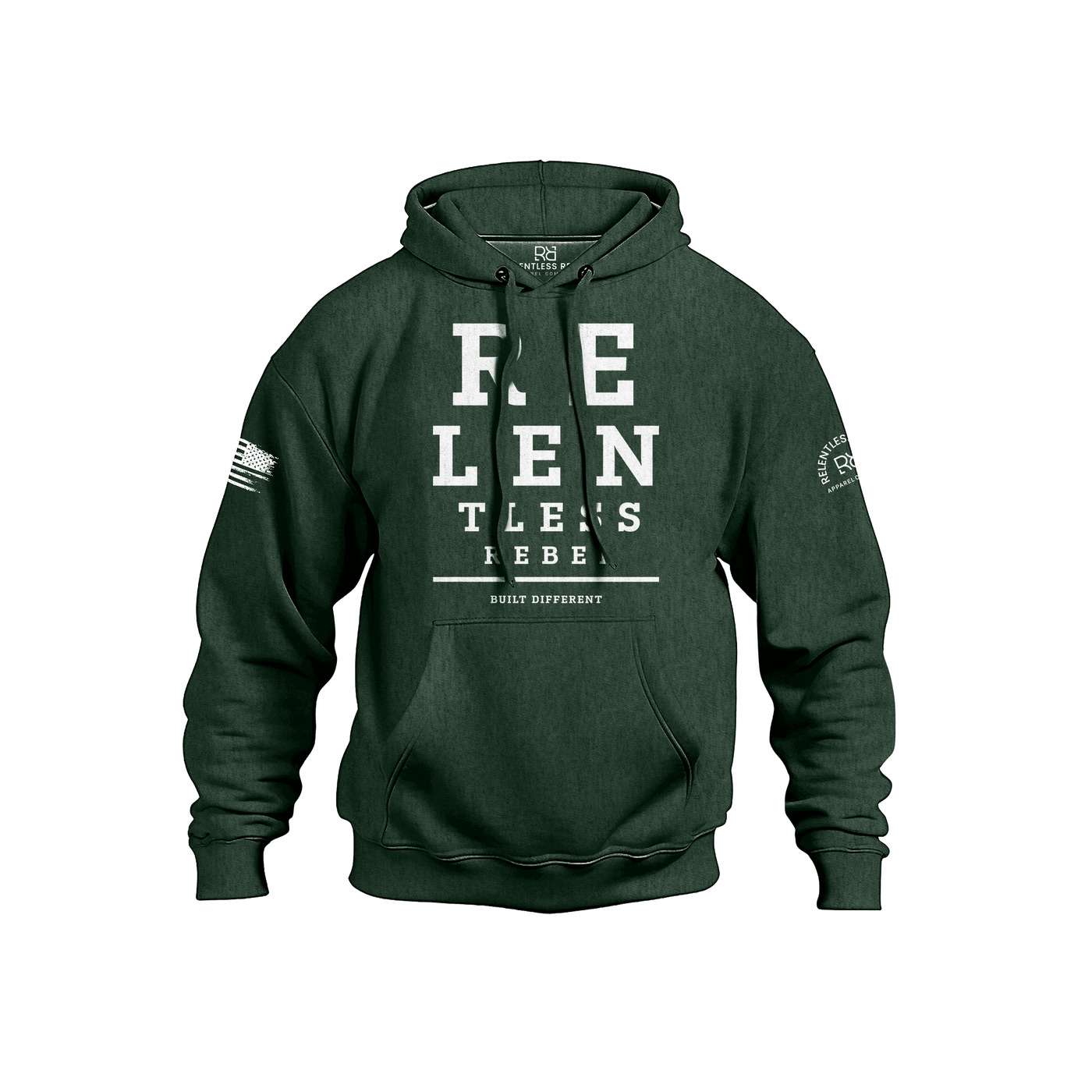 Relentless Rebel - Rebel Vision | 2 | Front | Men's Hoodie – Relentless ...