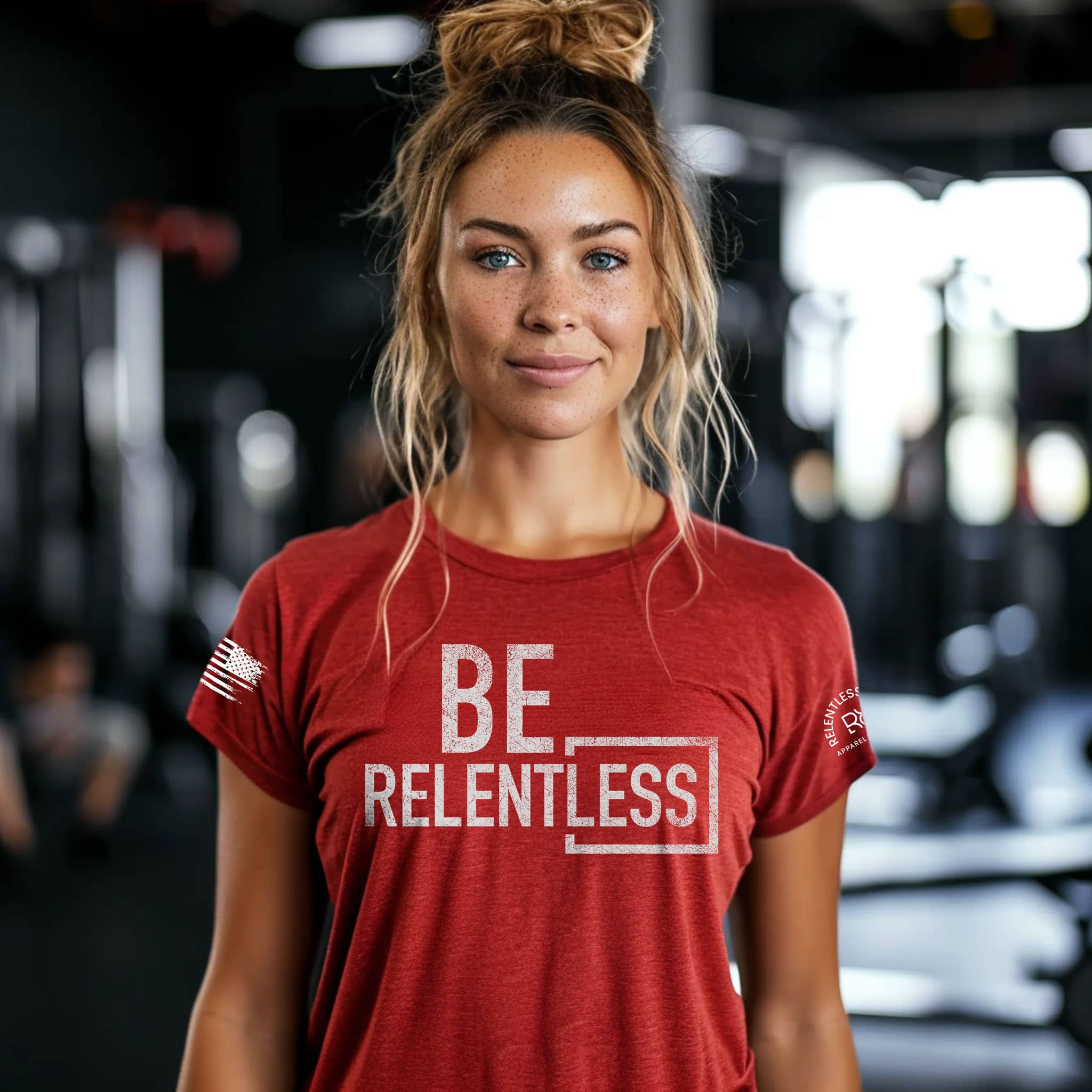 Be Relentless | Front | W | Premium Women's Tee – Relentless Rebel Apparel