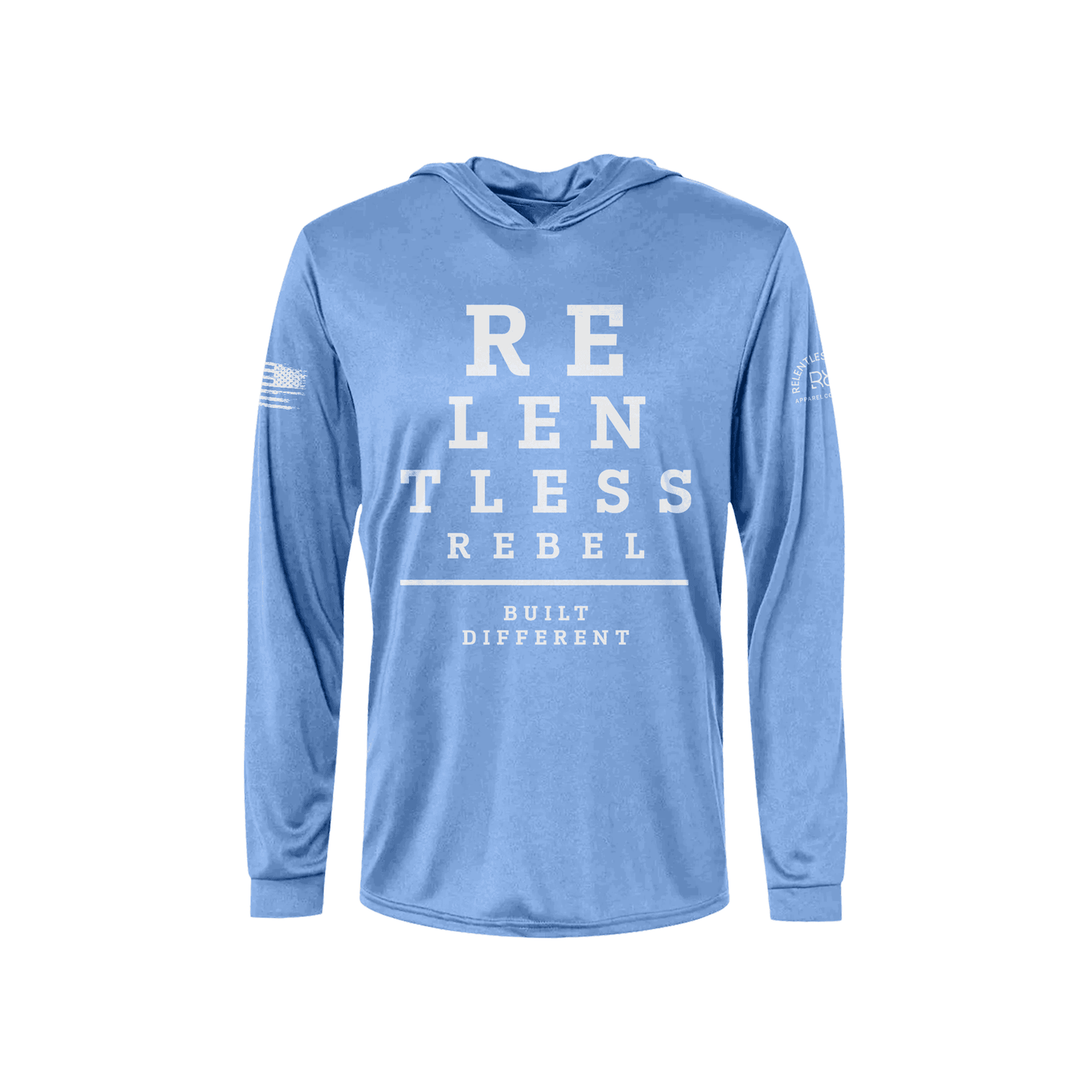 Relentless Rebel - Rebel Vision | Men's Dry Fit Hooded Long Sleeve | F