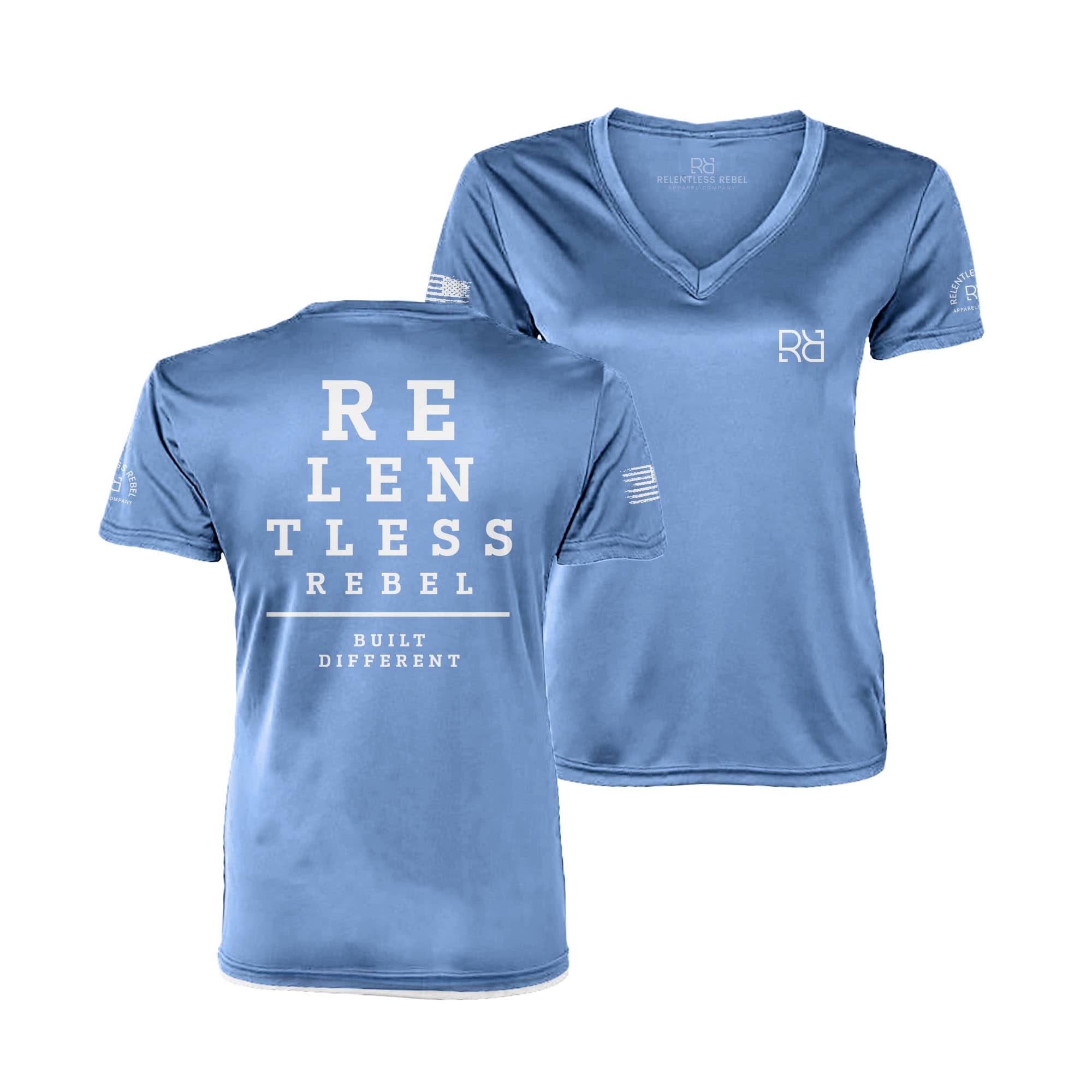 Relentless Rebel - Rebel Vision | Women's V-Neck Dry Fit T-Shirt | UPF