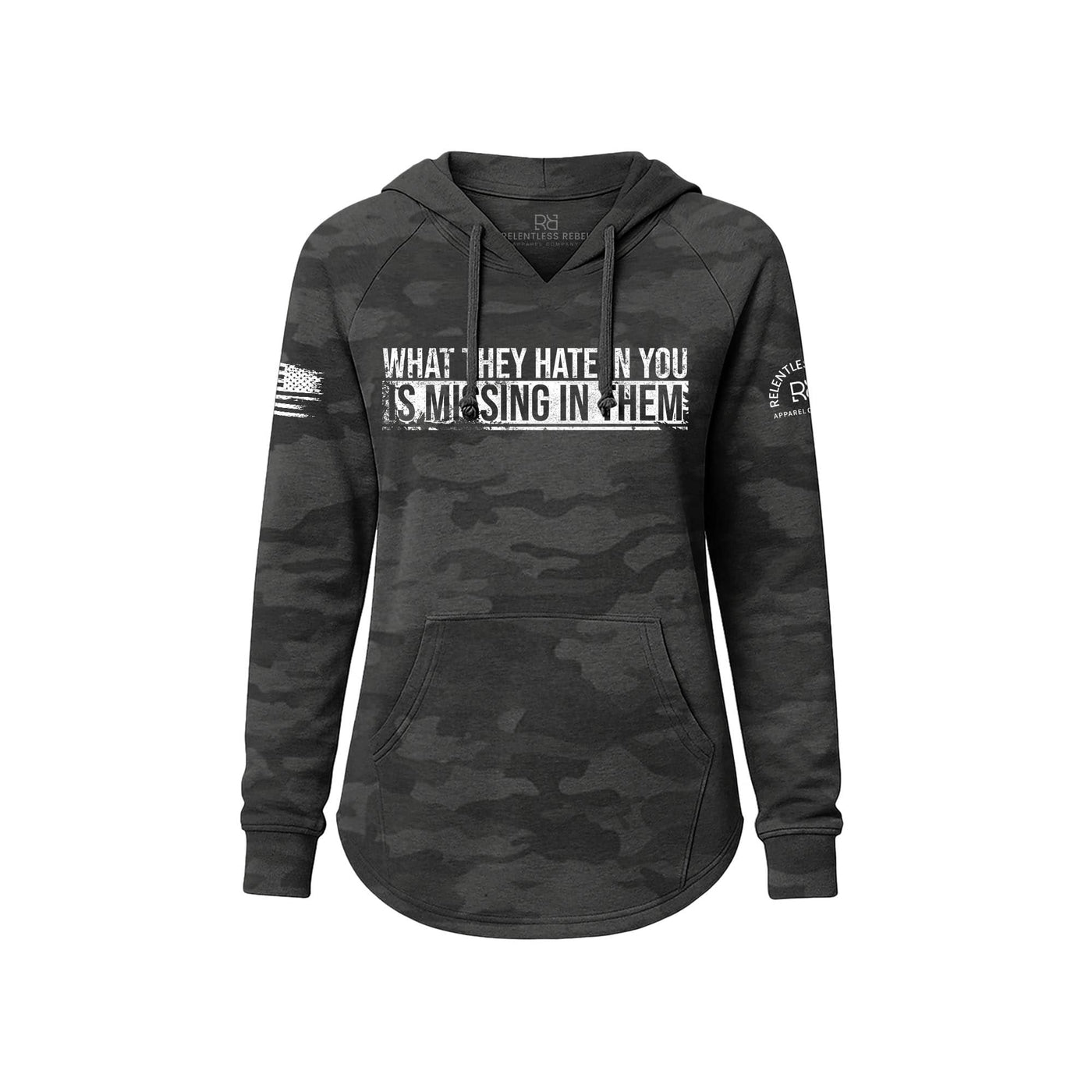 What They Hate In You... | Front | RR Wave Wash™ Women's Hoodie