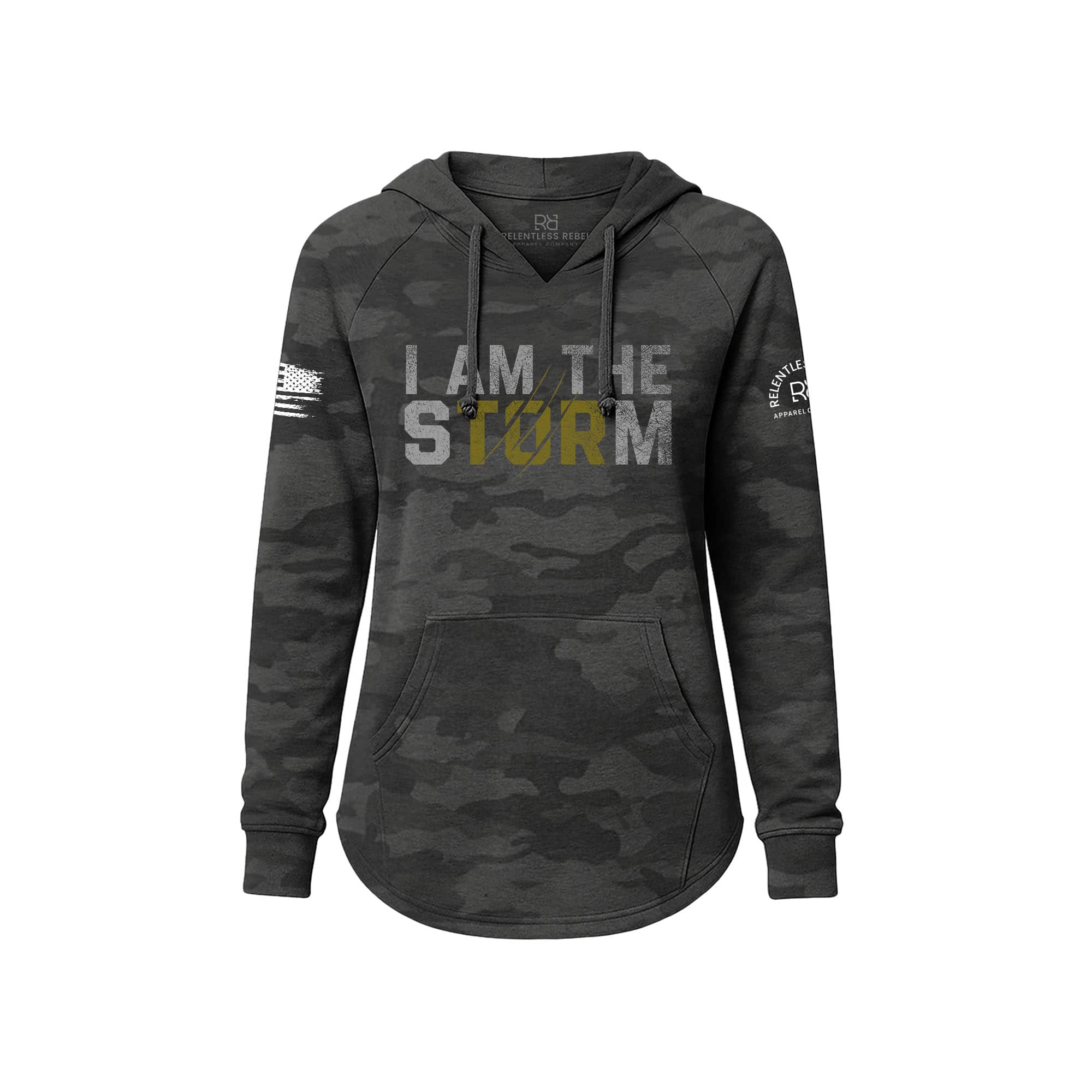 I Am The Storm® | Front | RR Wave Wash™ Women's Hoodie – Relentless ...