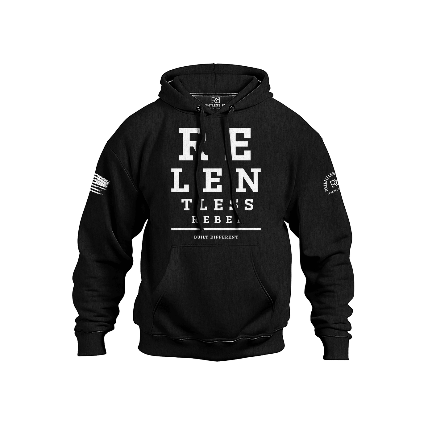 Relentless Rebel - Rebel Vision | 2 | Front | Men's Hoodie – Relentless ...