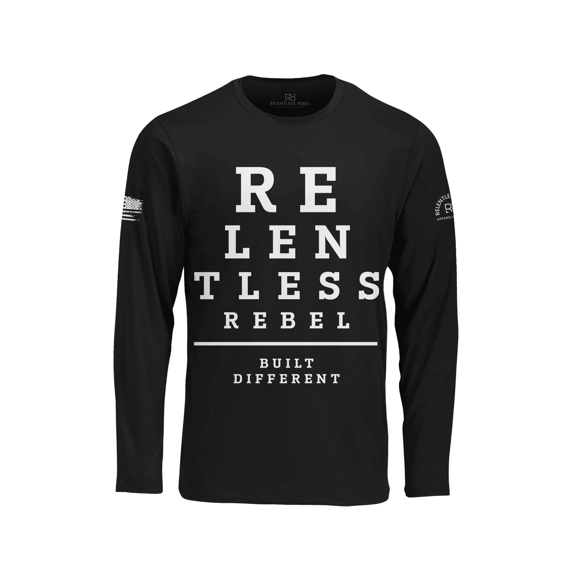 Relentless Rebel - Rebel Vision | Front | Men's Dry Fit Long Sleeve ...