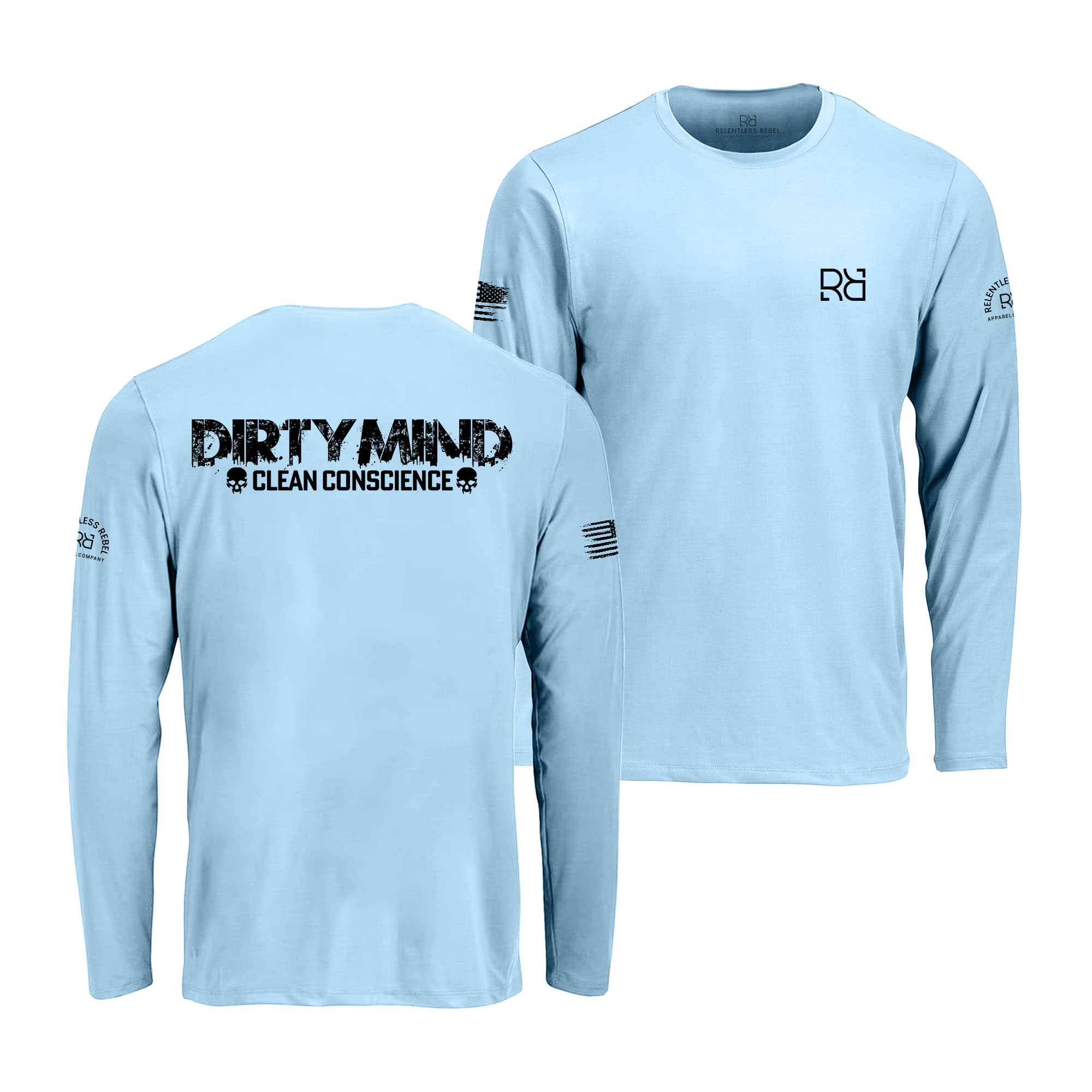 Dirty Mind Clean Conscience | Men's Dry Fit Long Sleeve | UPF50