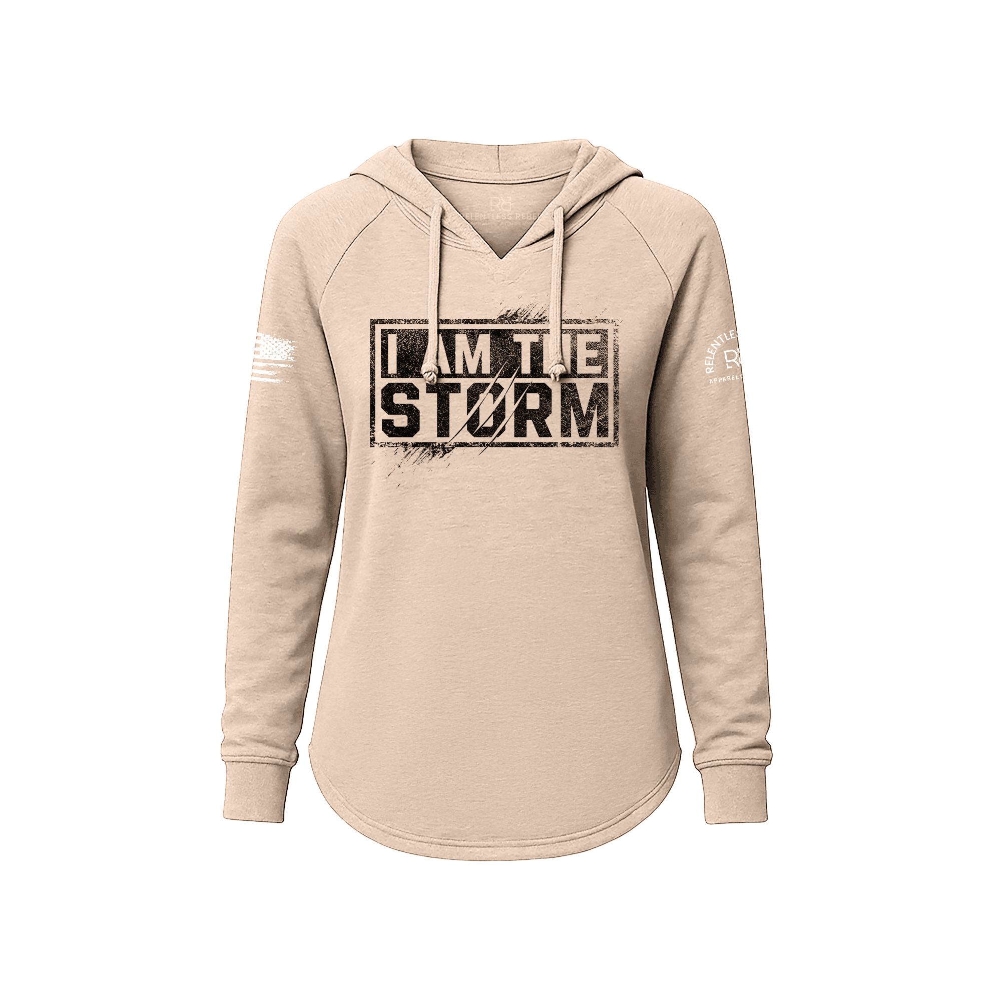 I Am The Storm® | 2 | Front | RR Wave Wash™ Women's Hoodie – Relentless ...