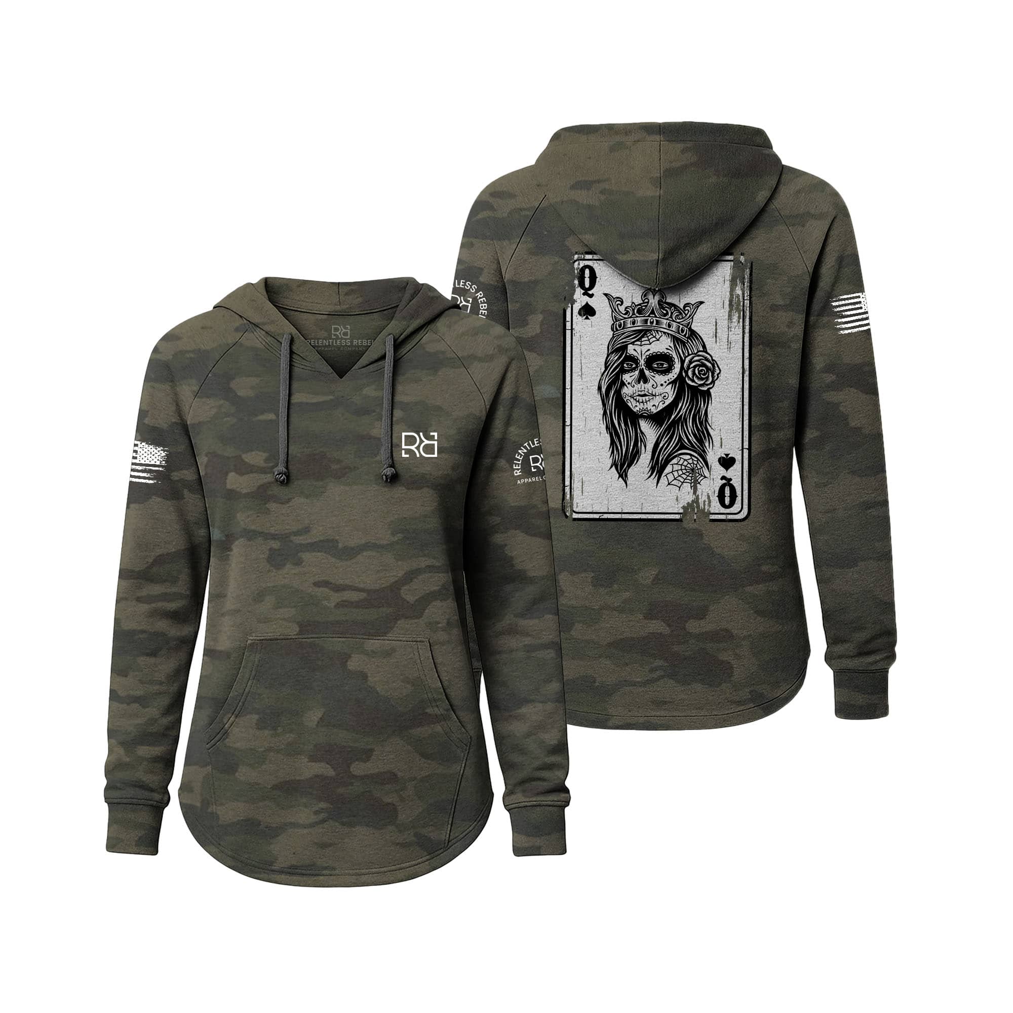Rebel Queen | "Rebel Ace" | RR Wave Wash™ Women's Hoodie – Relentless ...