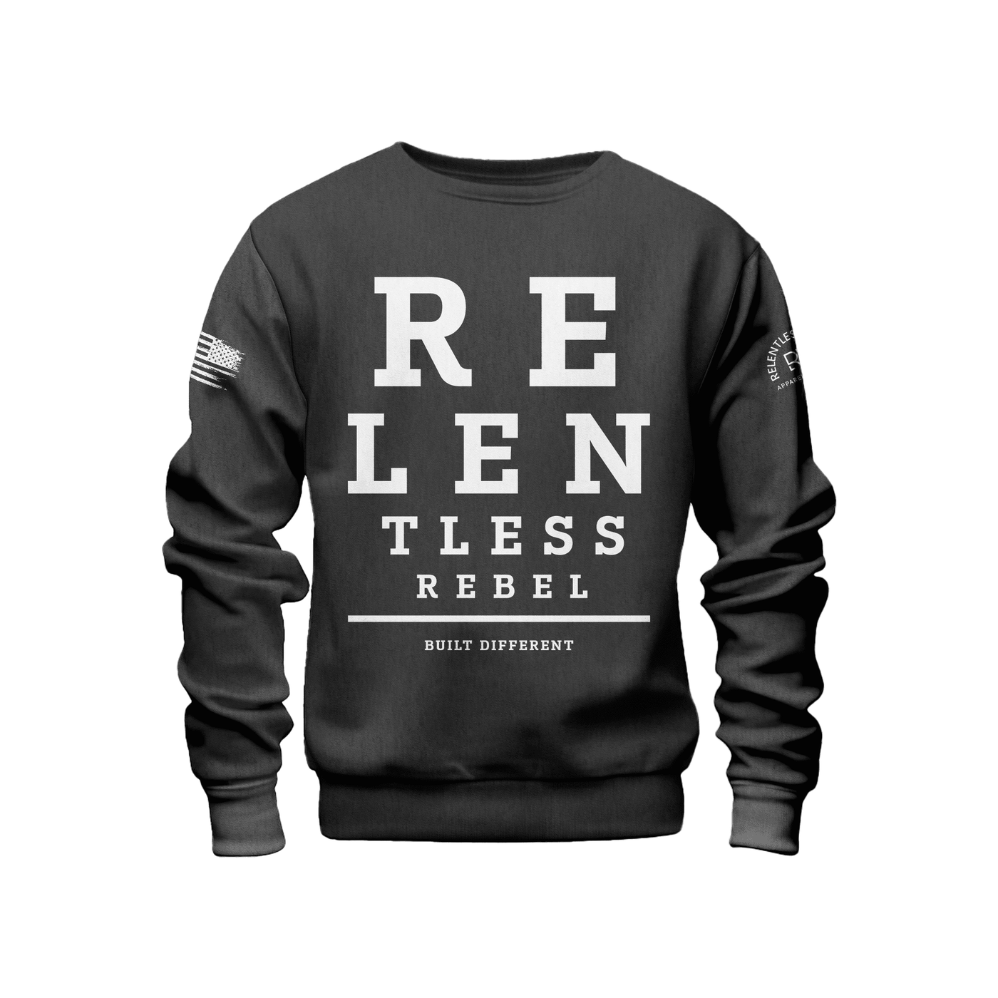 Relentless Rebel - Rebel Vision | 2 | Front | Crew Neck Sweatshirt ...