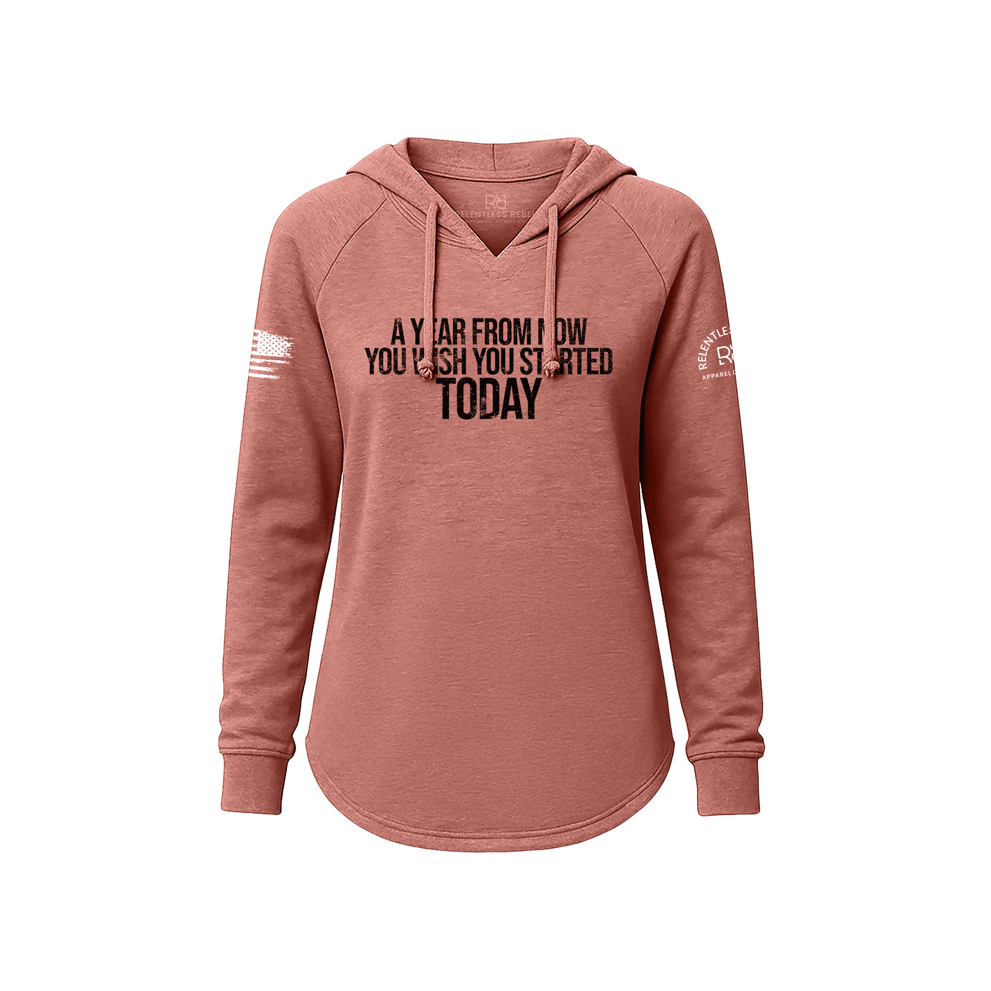 A Year From Now... | Front | RR Wave Wash™ Women's Hoodie – Relentless ...