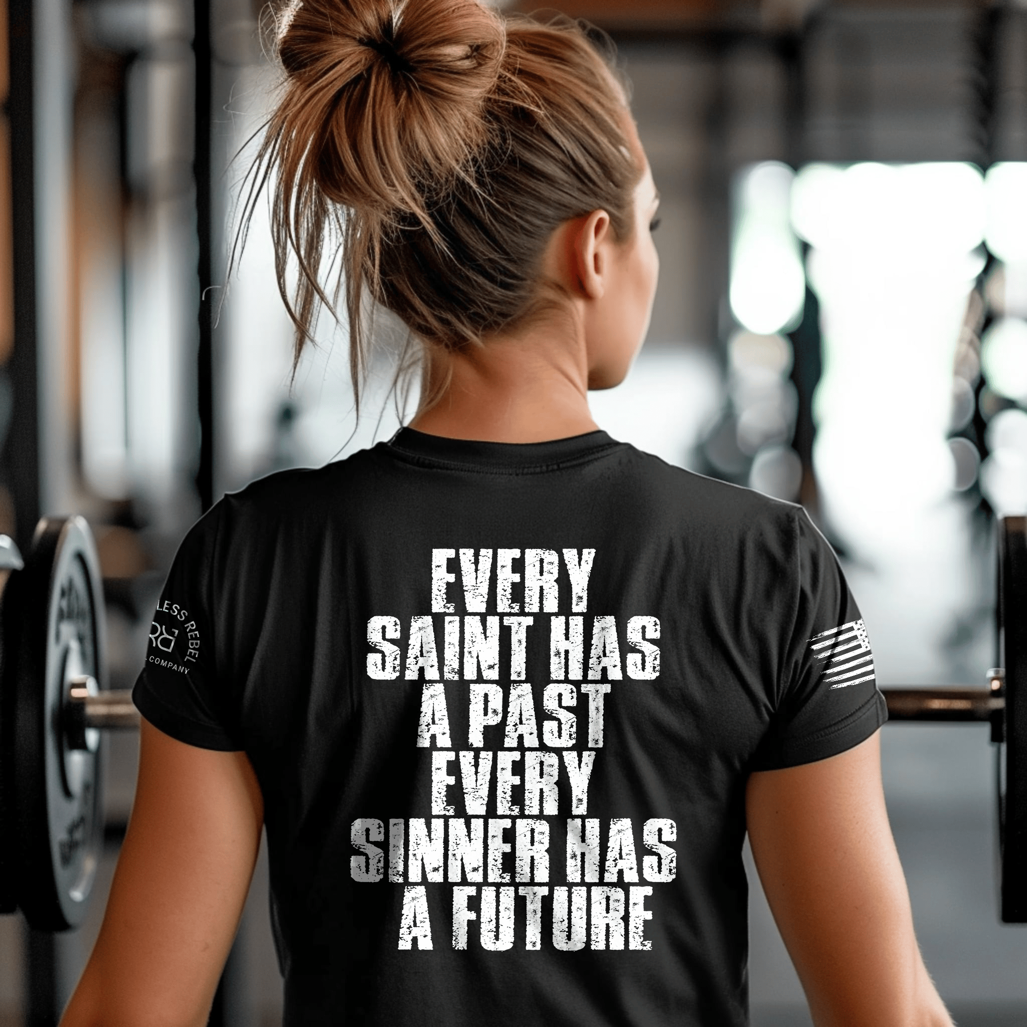 Every Saint Has A Past... | Women's Dry Fit Short Sleeve | UPF50 ...