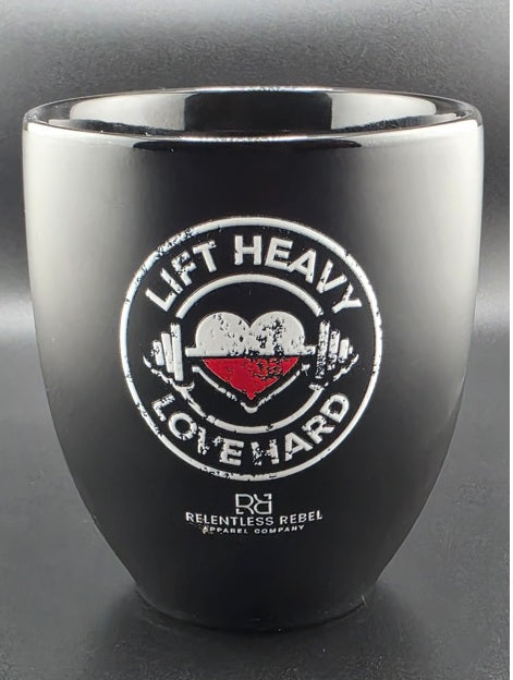 Lift Heavy - Love Hard | 16 oz Coffee Mug