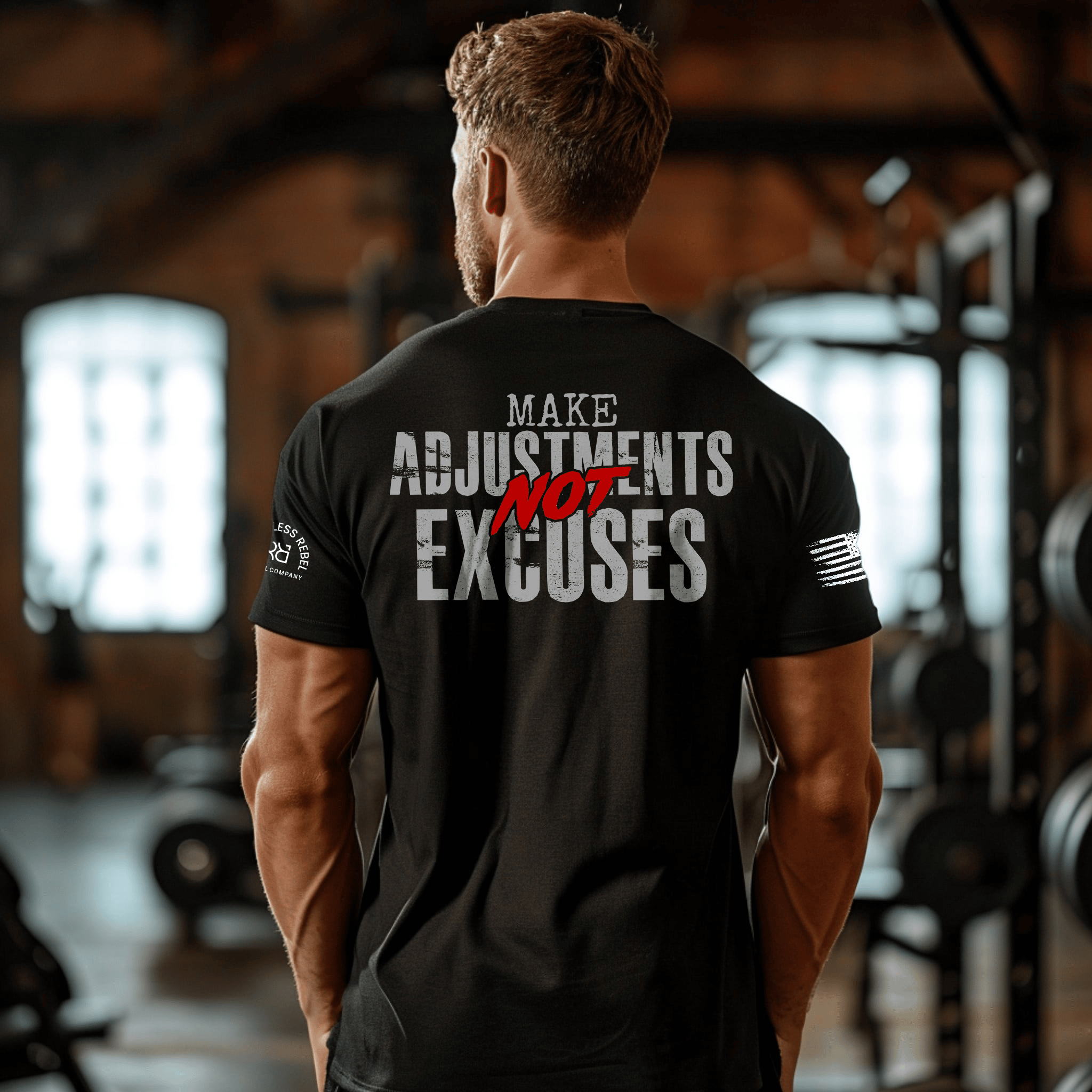 Make Adjustments Not Excuses | 3 | Premium Men's Tee – Relentless Rebel ...