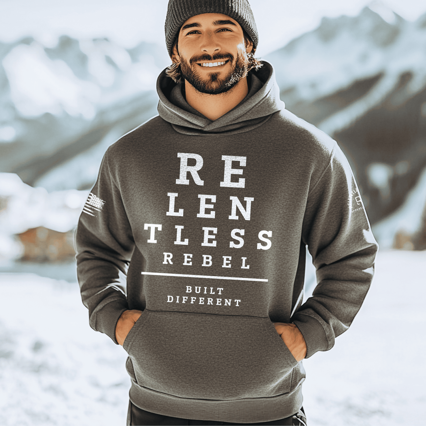 Relentless Rebel - Rebel Vision | Front | Men's Hoodie