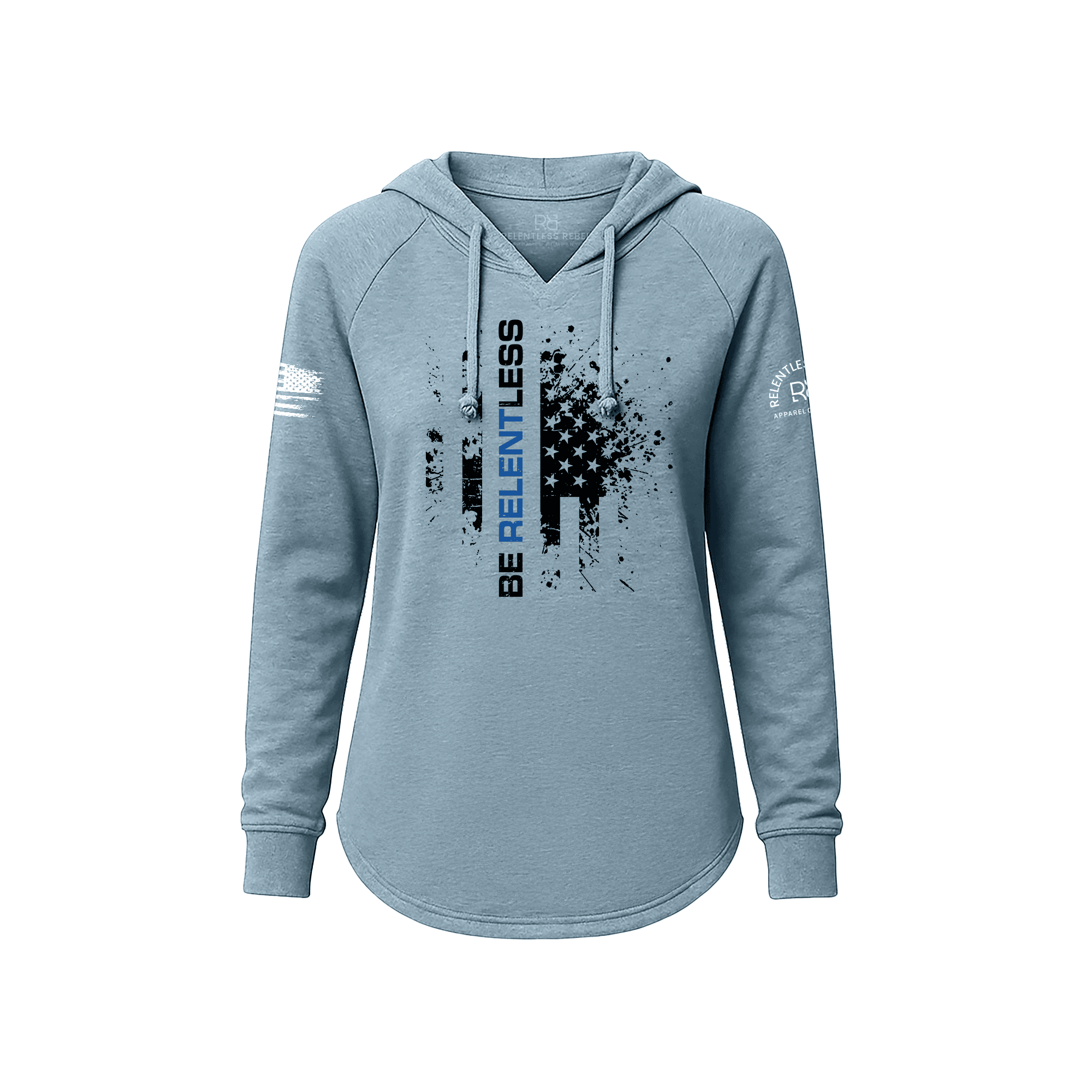 Be Relentless | Law Enforcement Edition | Front | RR Wave Wash™ Women'