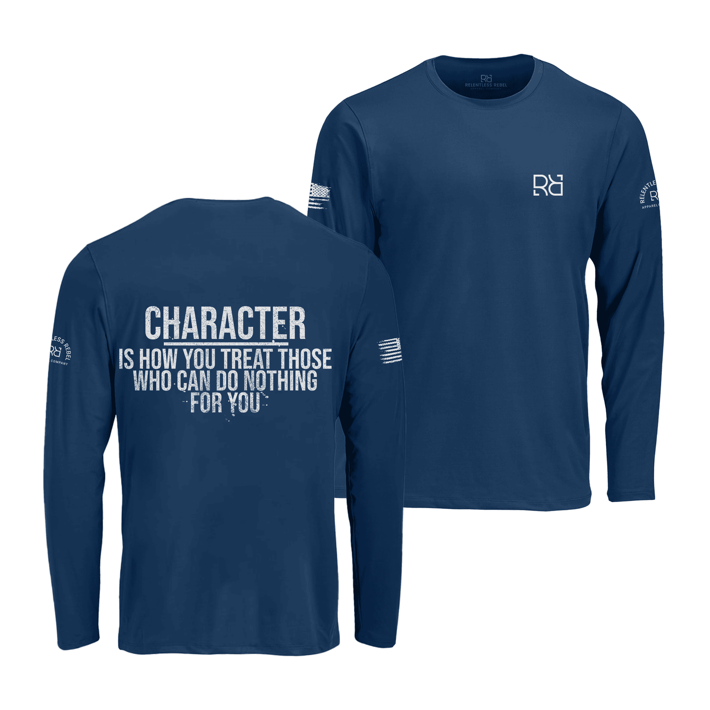 Character is How You Treat... | Women's Dry Fit Long Sleeve | UPF50