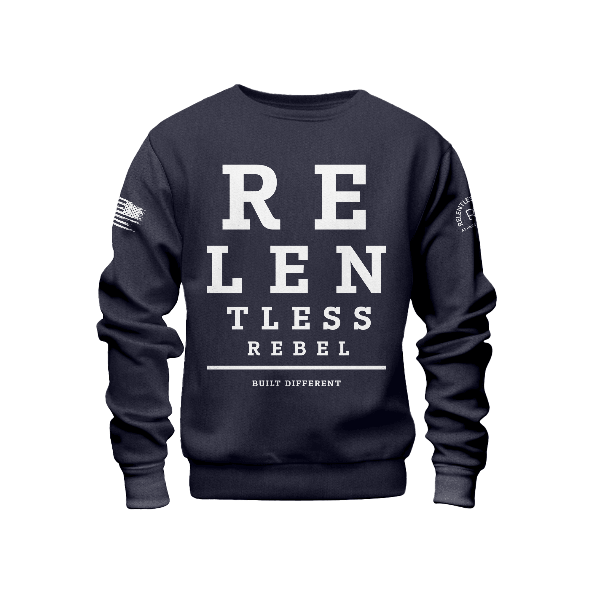 Relentless Rebel - Rebel Vision | 2 | Front | Crew Neck Sweatshirt ...