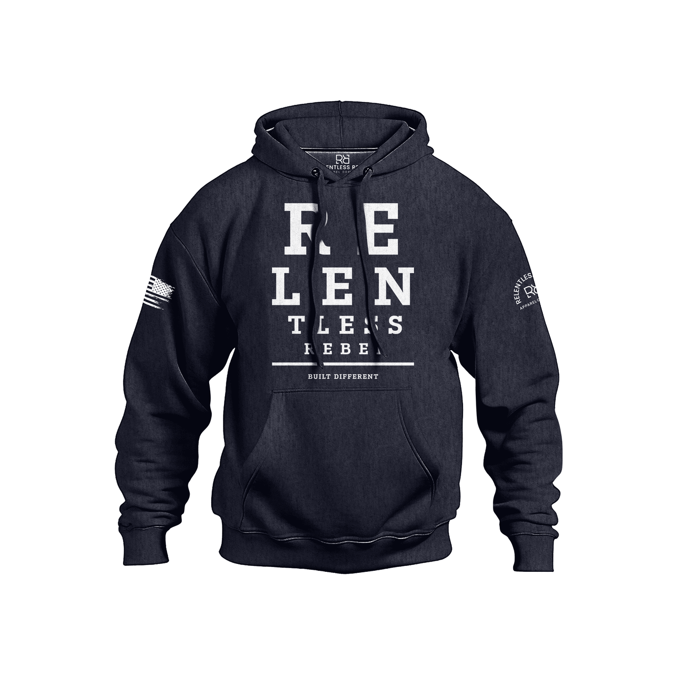 Relentless Rebel - Rebel Vision | 2 | Front | Men's Hoodie – Relentless ...