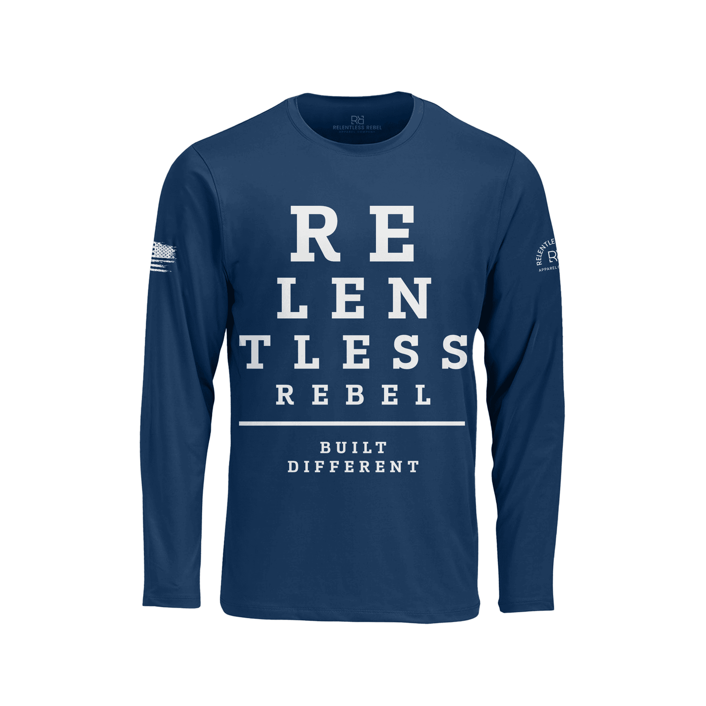 Relentless Rebel - Rebel Vision | Front | Men's Dry Fit Long Sleeve