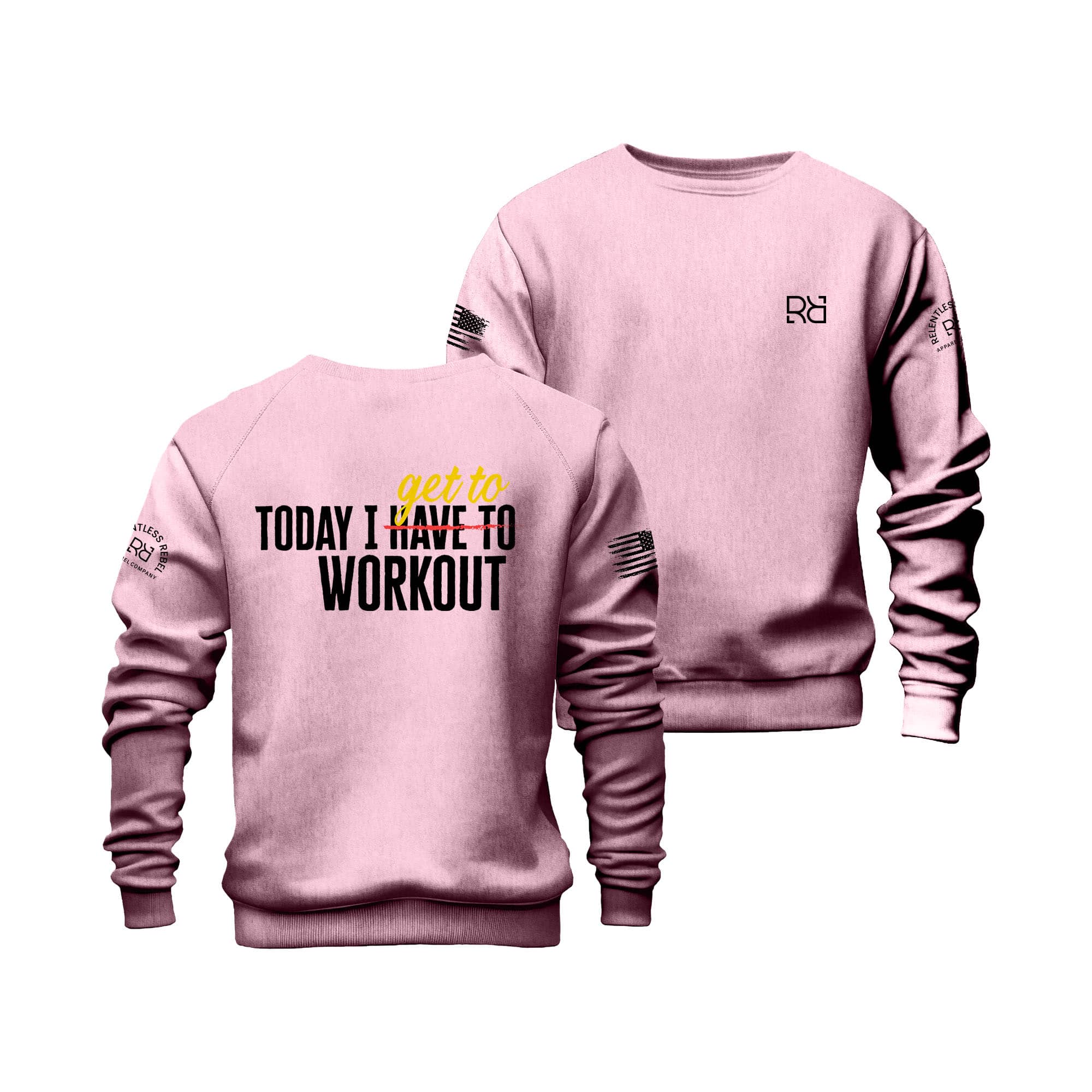 Today I Get To Work Out | Crew Neck Sweatshirt