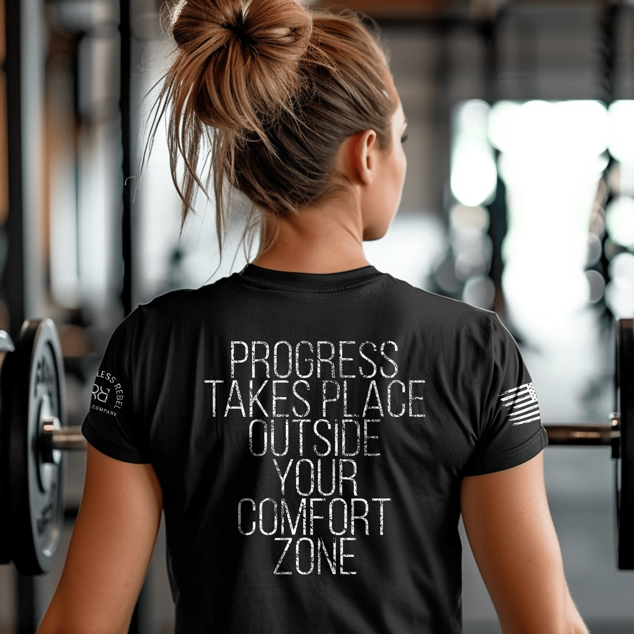Progress Takes Place Outside Your Comfort Zone | Women's Dry Fit Short ...