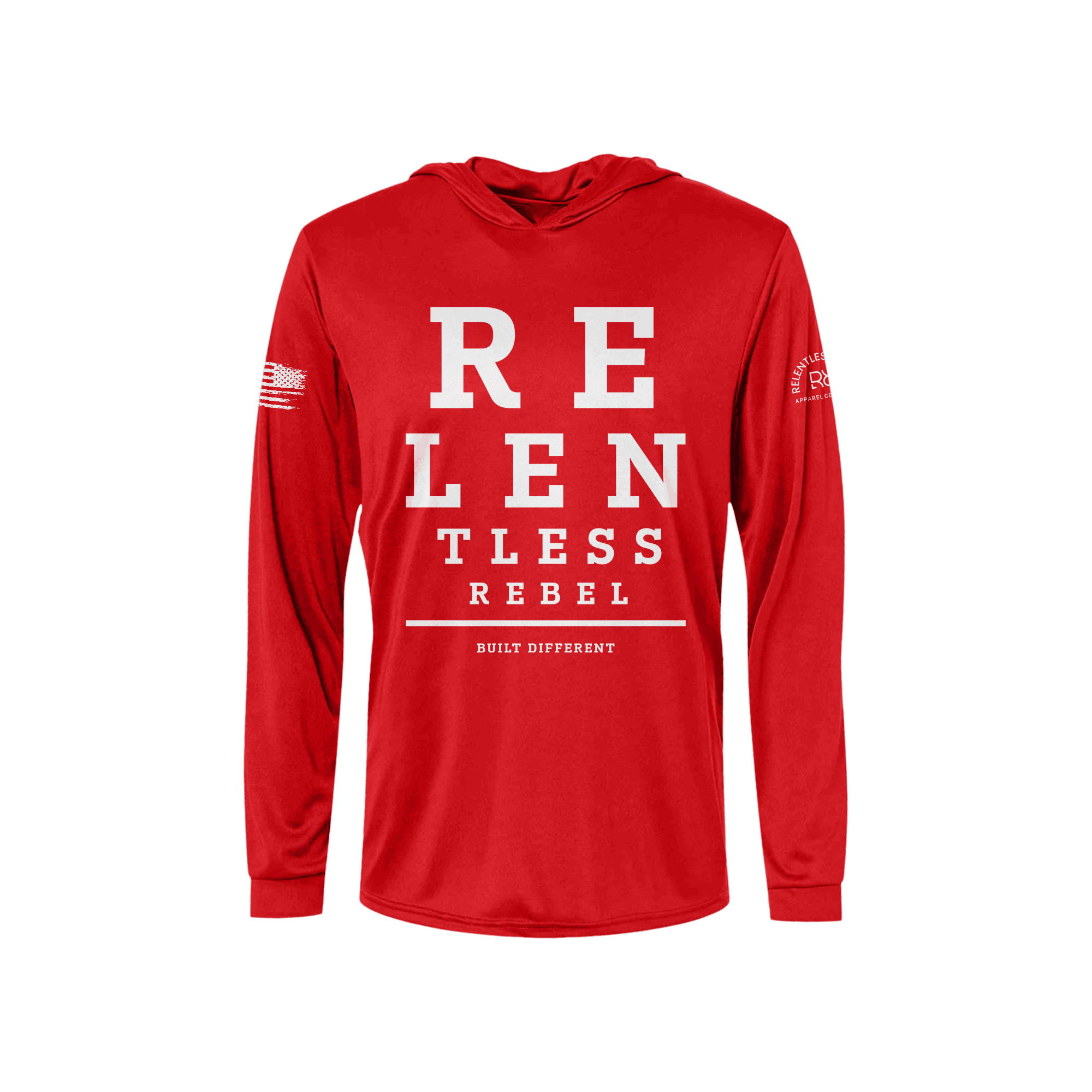 Relentless Rebel - Rebel Vision | 2 | Men's Dry Fit Hooded Long Sleeve ...