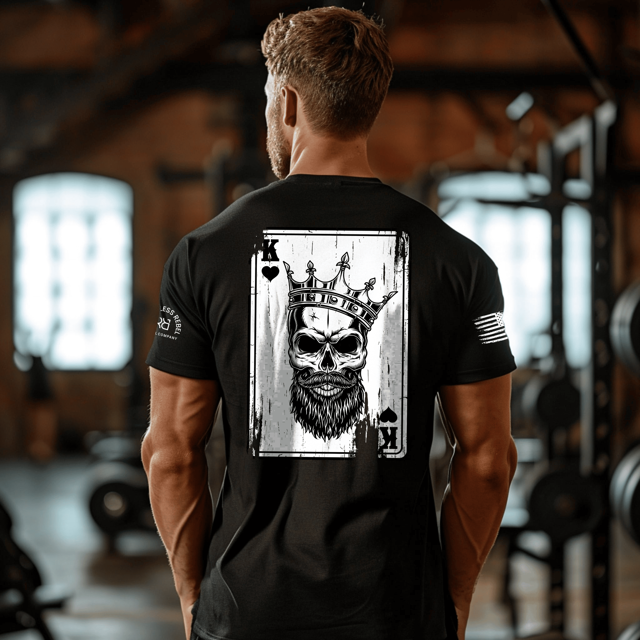 Rebel King | "Rebel Ace" Heart | Premium Men's Tee – Relentless Rebel ...