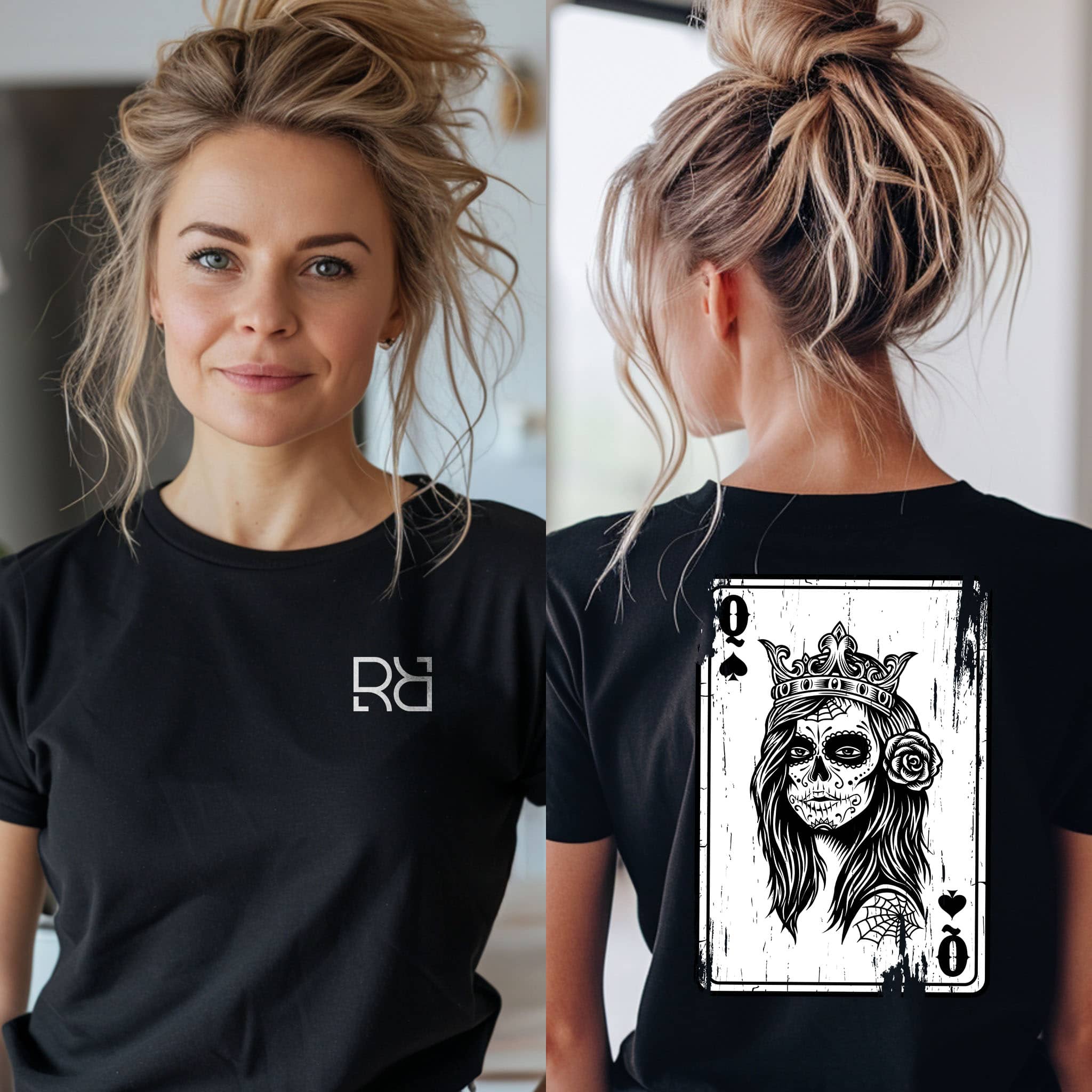 Rebel Queen | "Rebel Ace" | Premium Women's Tee – Relentless Rebel Apparel