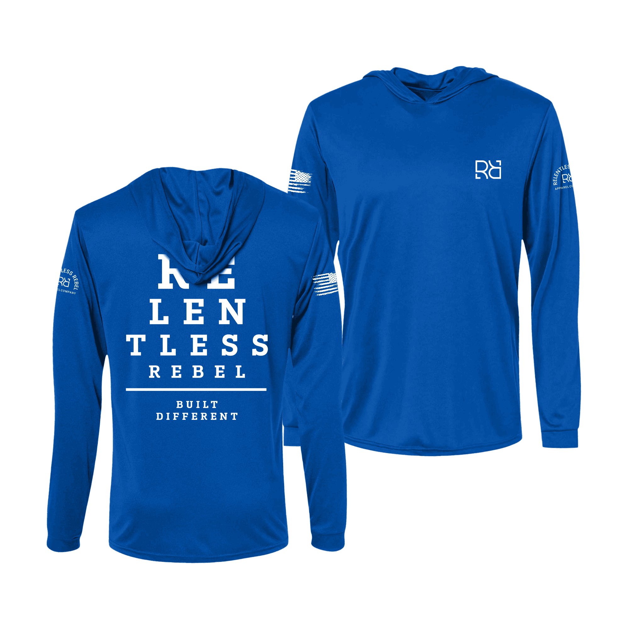 Relentless Rebel - Rebel Vision | Men's Dry Fit Hooded Long Sleeve | U ...