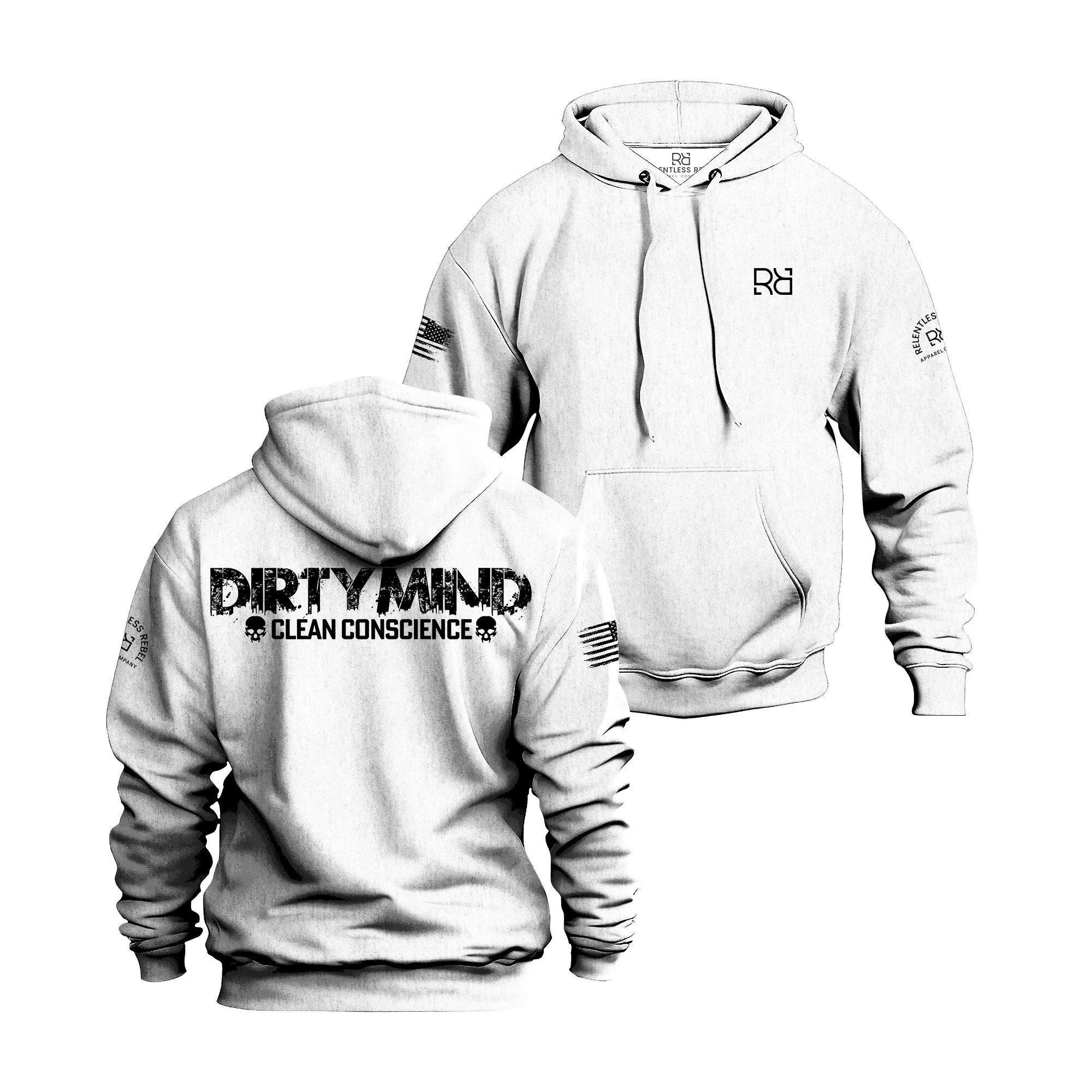 Dirty Mind Clean Conscience | Men's Hoodie and Full-length Sweatpants