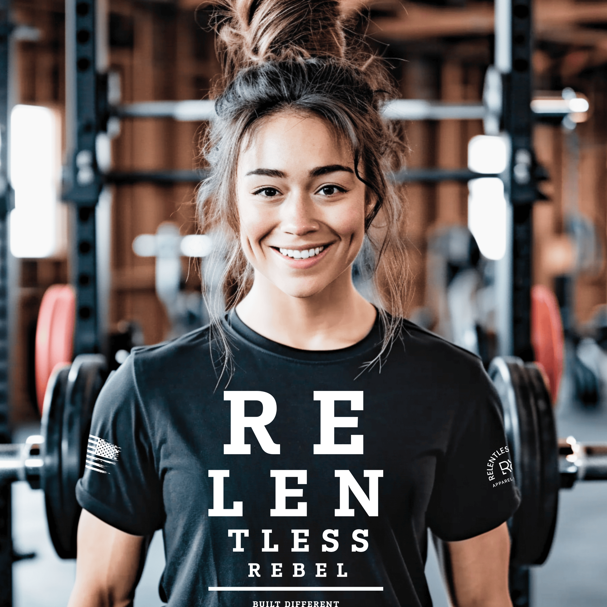 Relentless Rebel - Rebel Vision | 2 | Front | Women's Dry Fit Short Sl ...