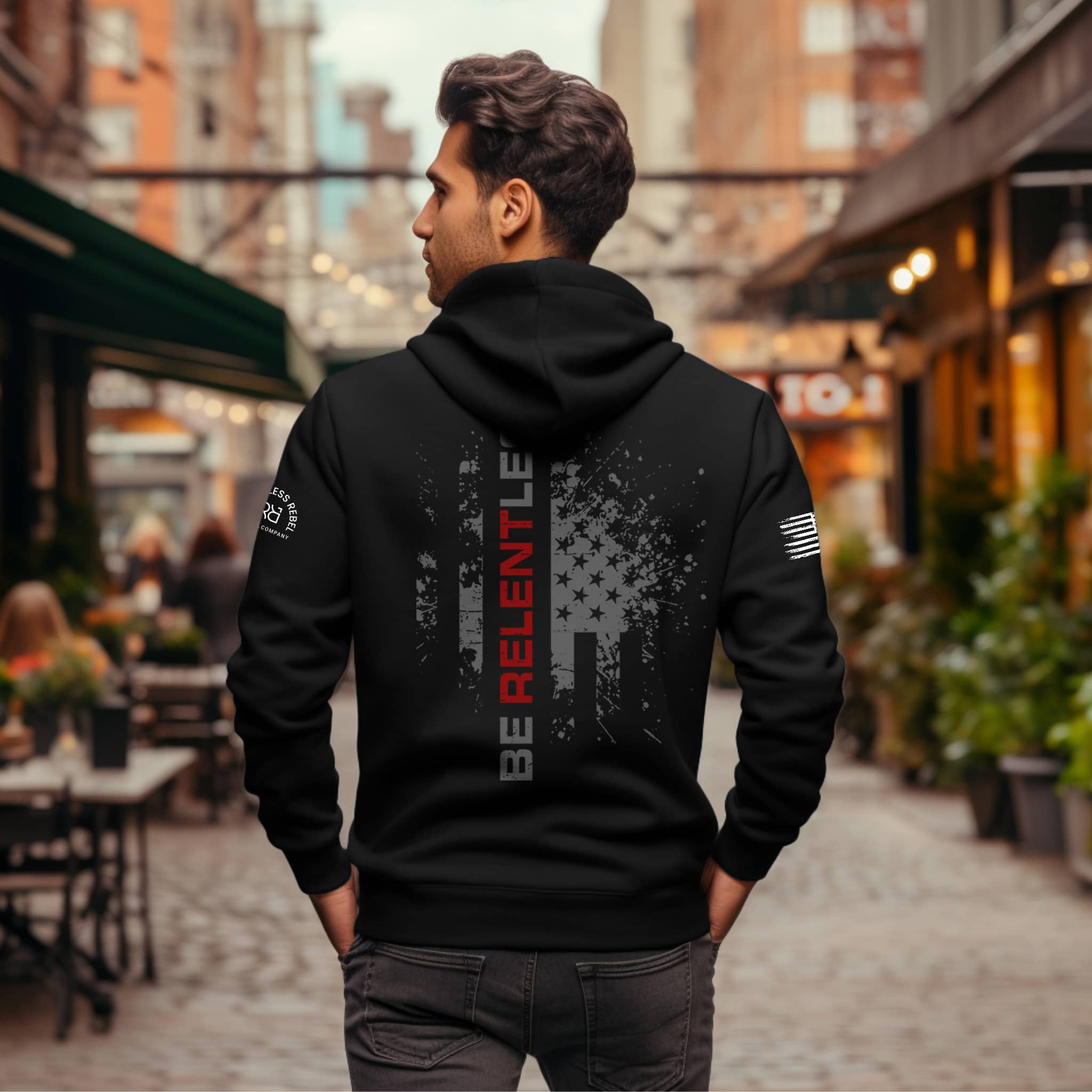 Be Relentless | R | Zip Up Hoodie