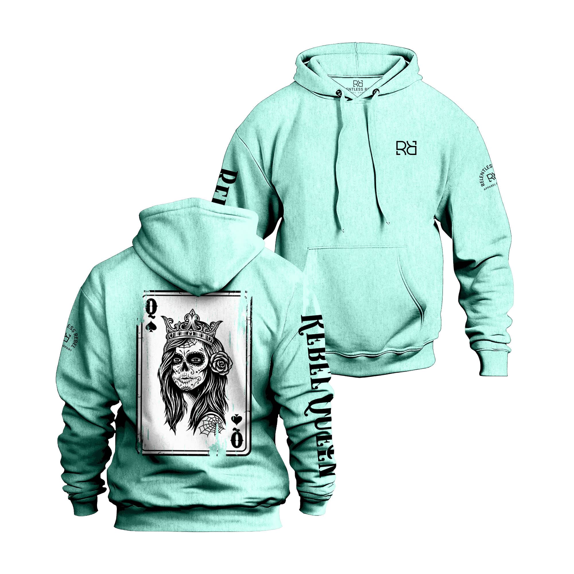 Rebel Queen | "Rebel Ace" | Sleeve | Men's Cut Hoodie – Relentless ...