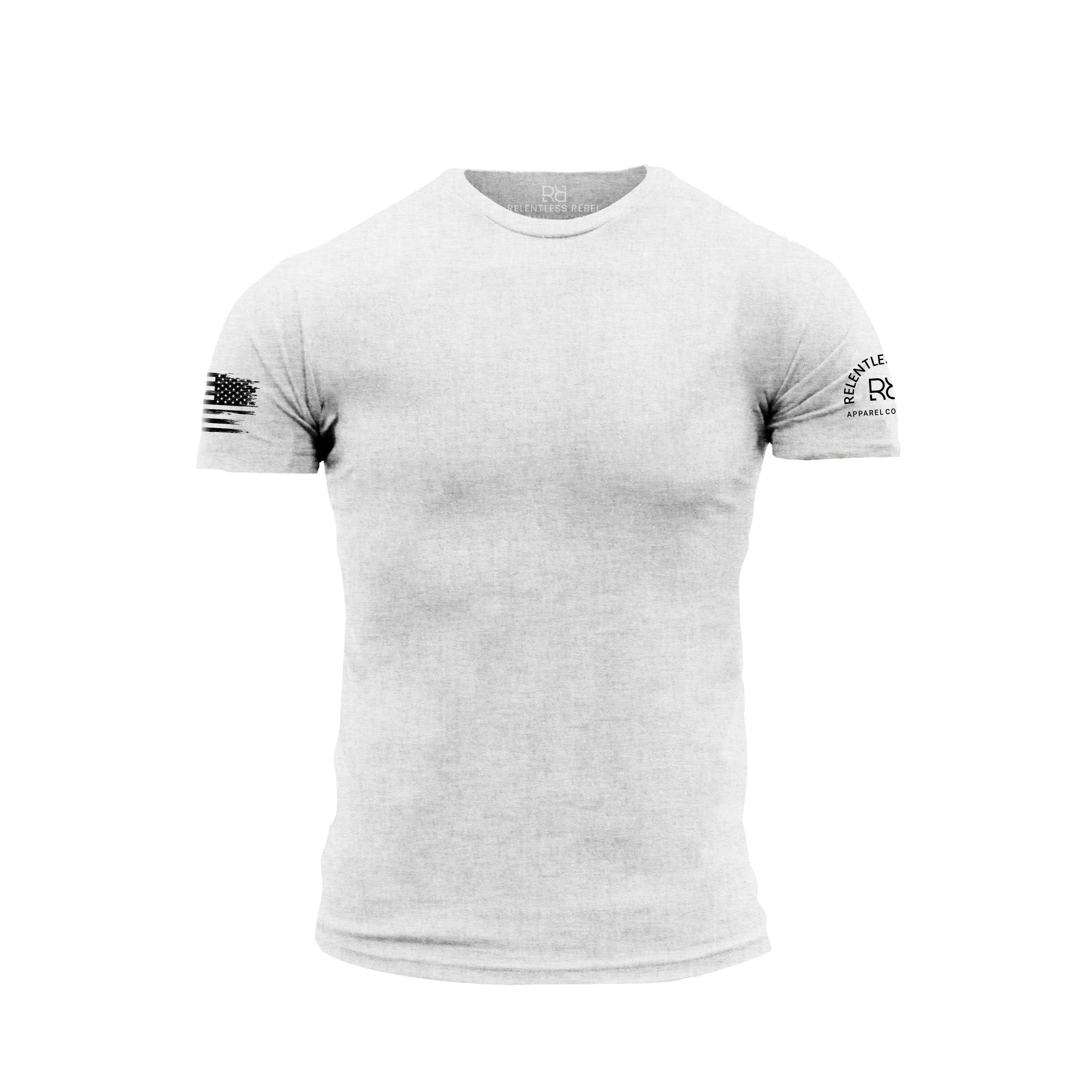 Relentless Rebel Wear | White Fleck | Premium Men's Tee – Relentless ...