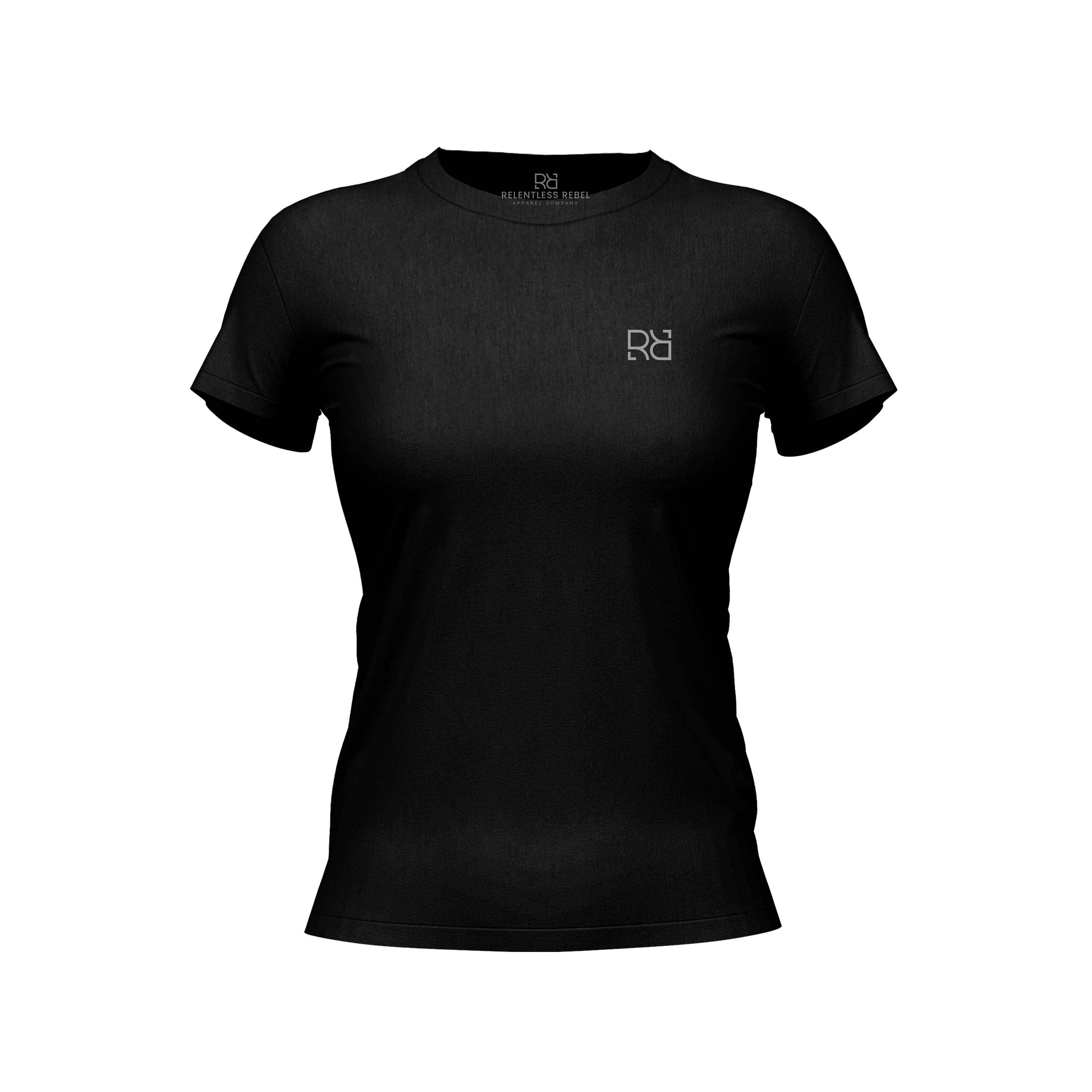 Midnight Black Relentless Rebel Wear | G | Premium Women's Tee